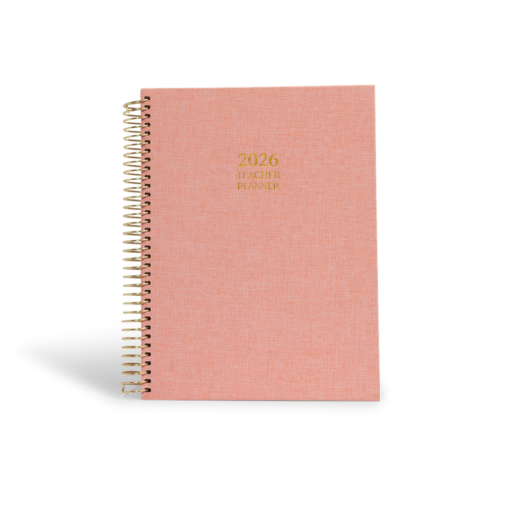 2026 Daily Teacher Planner | Old Town Blush