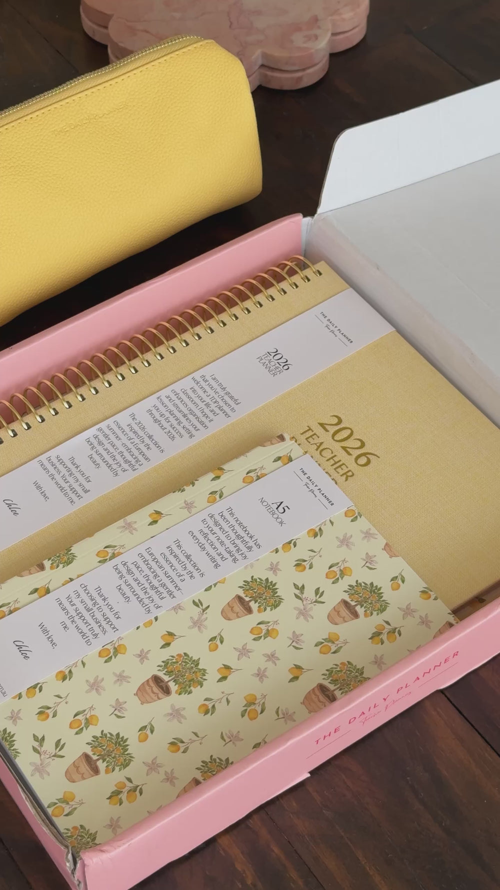 2026 Weekly Teacher Planner | Lemon Buttercream