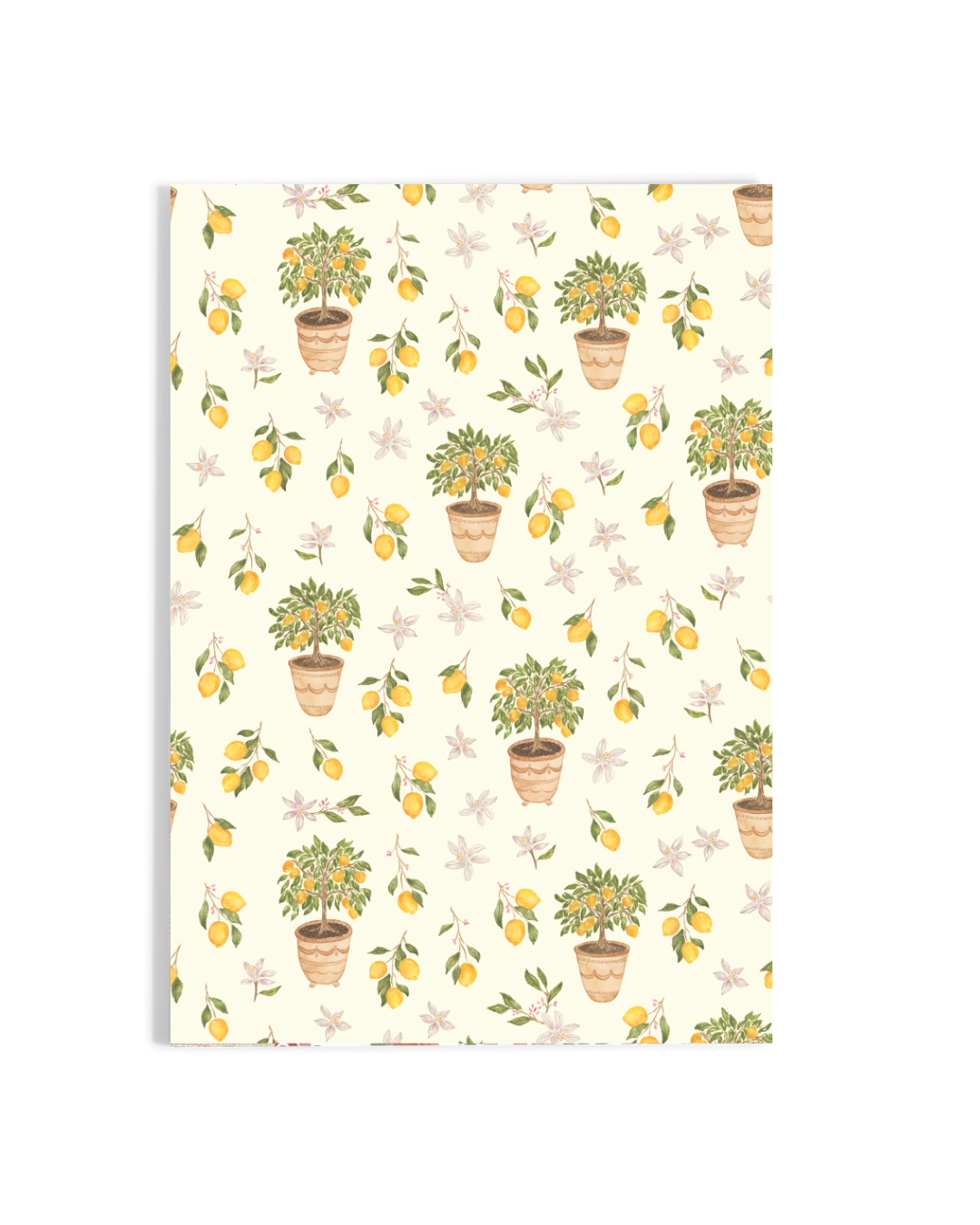 A5 Lined Notebook | Lemon Buttercream